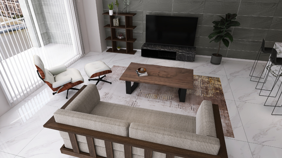 非日常感を満喫！20畳でつくるホテルライクなモダンLDKコーデ | カヴァースインテリア