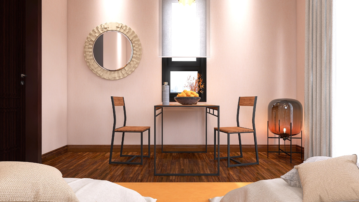 ブラウンとオレンジで優しげに！8畳寝室のリラックスコーディネート | カヴァースインテリア