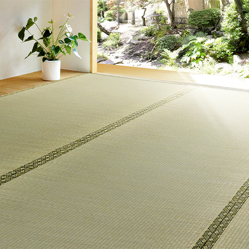 [352×440] い草の香りで癒し効果抜群 い草カーペット 江戸間10畳の詳細 | カヴァース