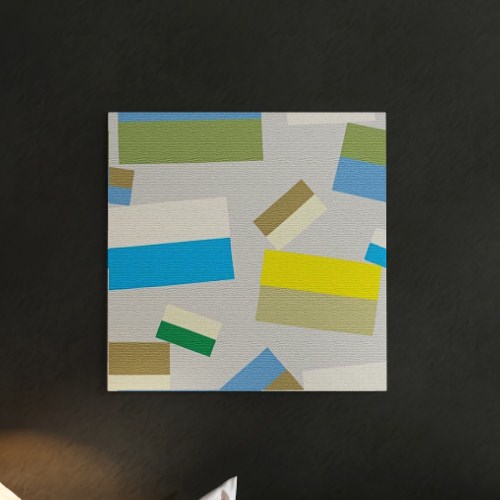 カラフルな色使いがお部屋を明るく楽しくする モダンなファブリックパネルの詳細 | カヴァース